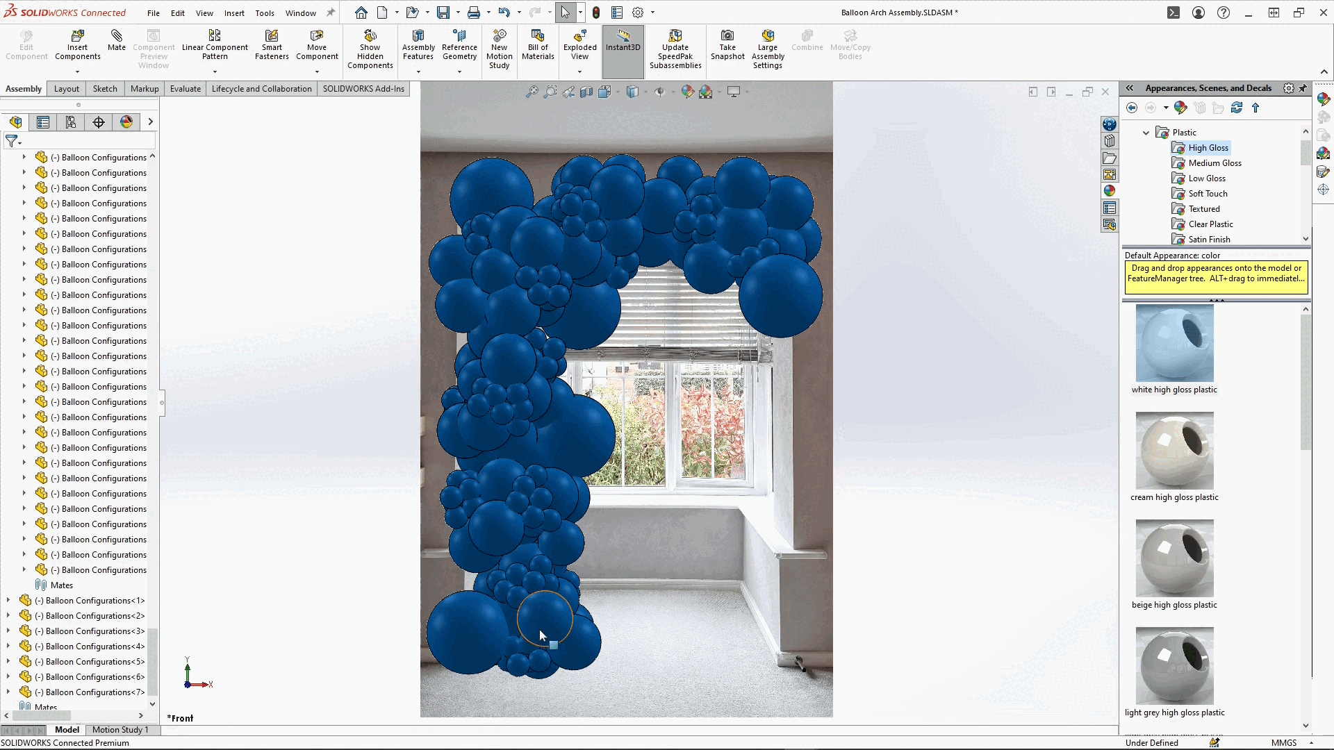 Balloon Arch: SOLIDWORKS Tutorial